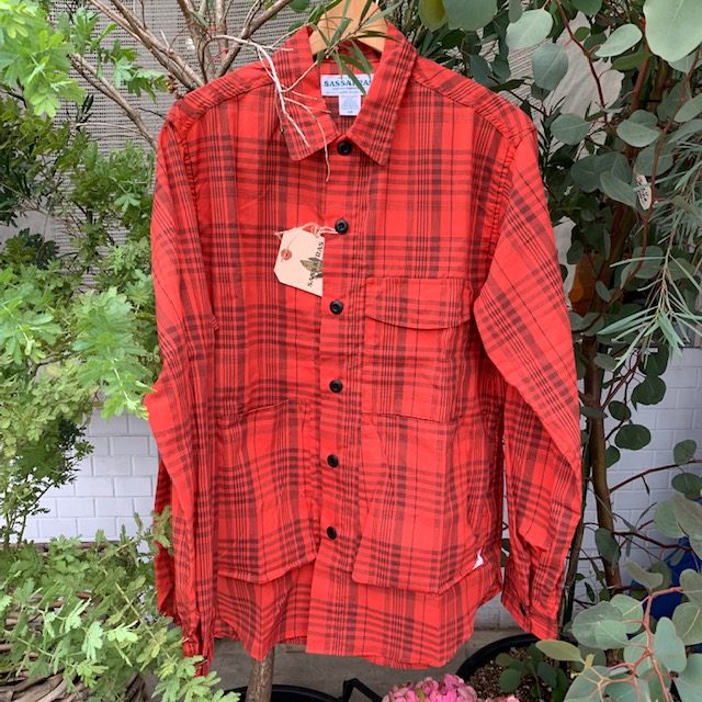 Digs Crew Half: african madras check – ETERNAL【エターナル】